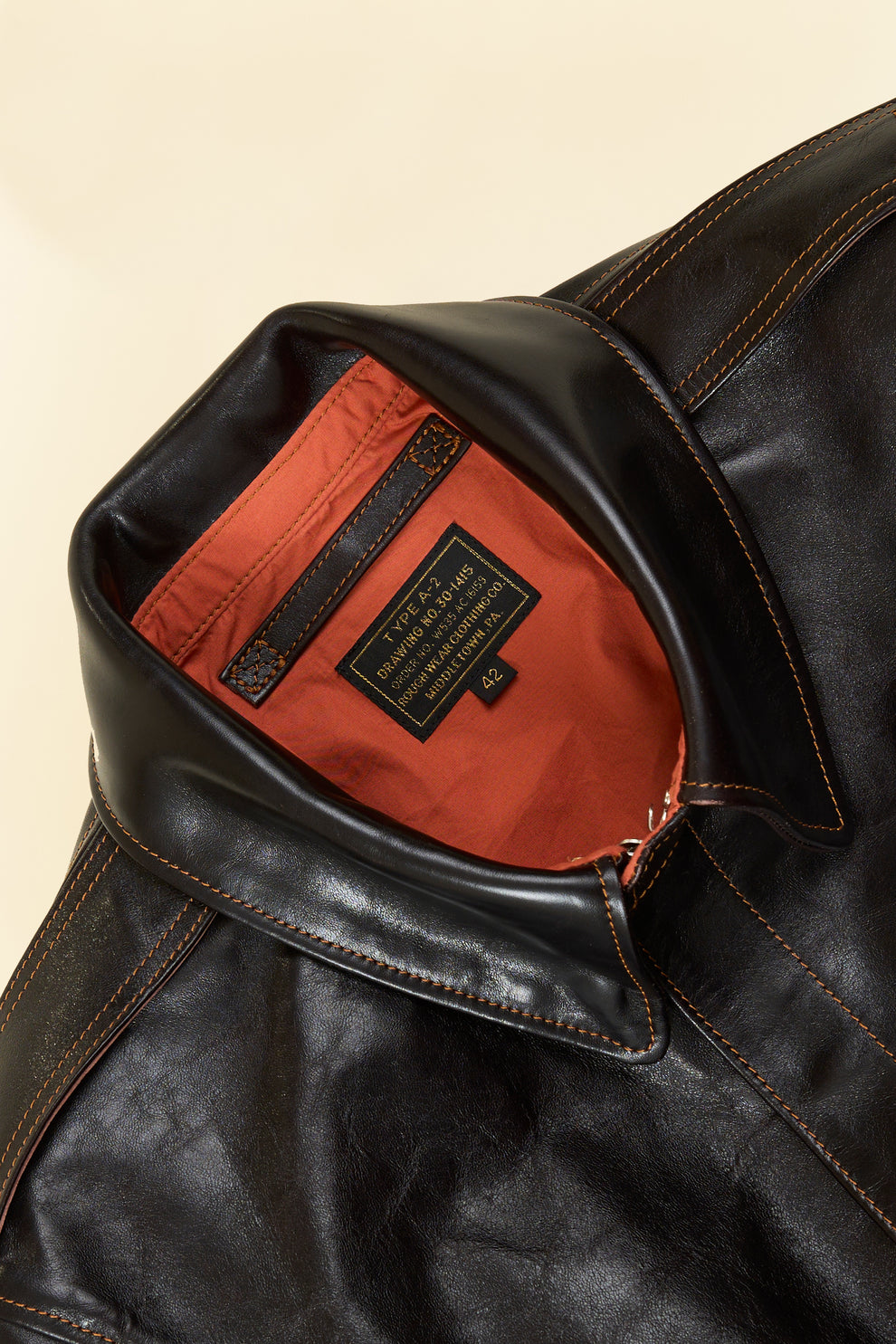 Double Helix 'Type A-2' Horsehide Leather Jacket – URAHARA