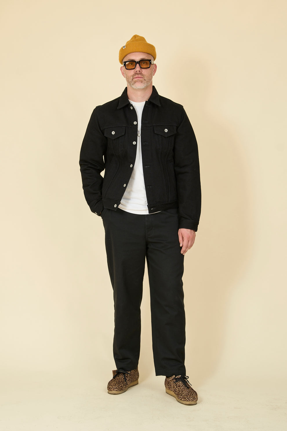 Iron Heart 21oz Selvedge Denim Modified Type III Jacket - Superblack ...