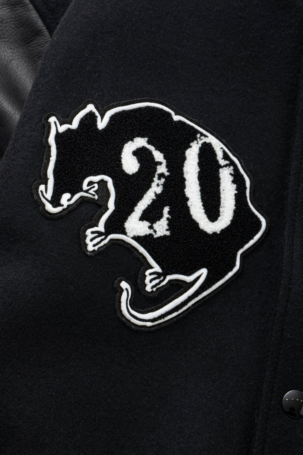 Rats x Neighborhood x WTAPS Melton / Leather Varsity Jacket – URAHARA