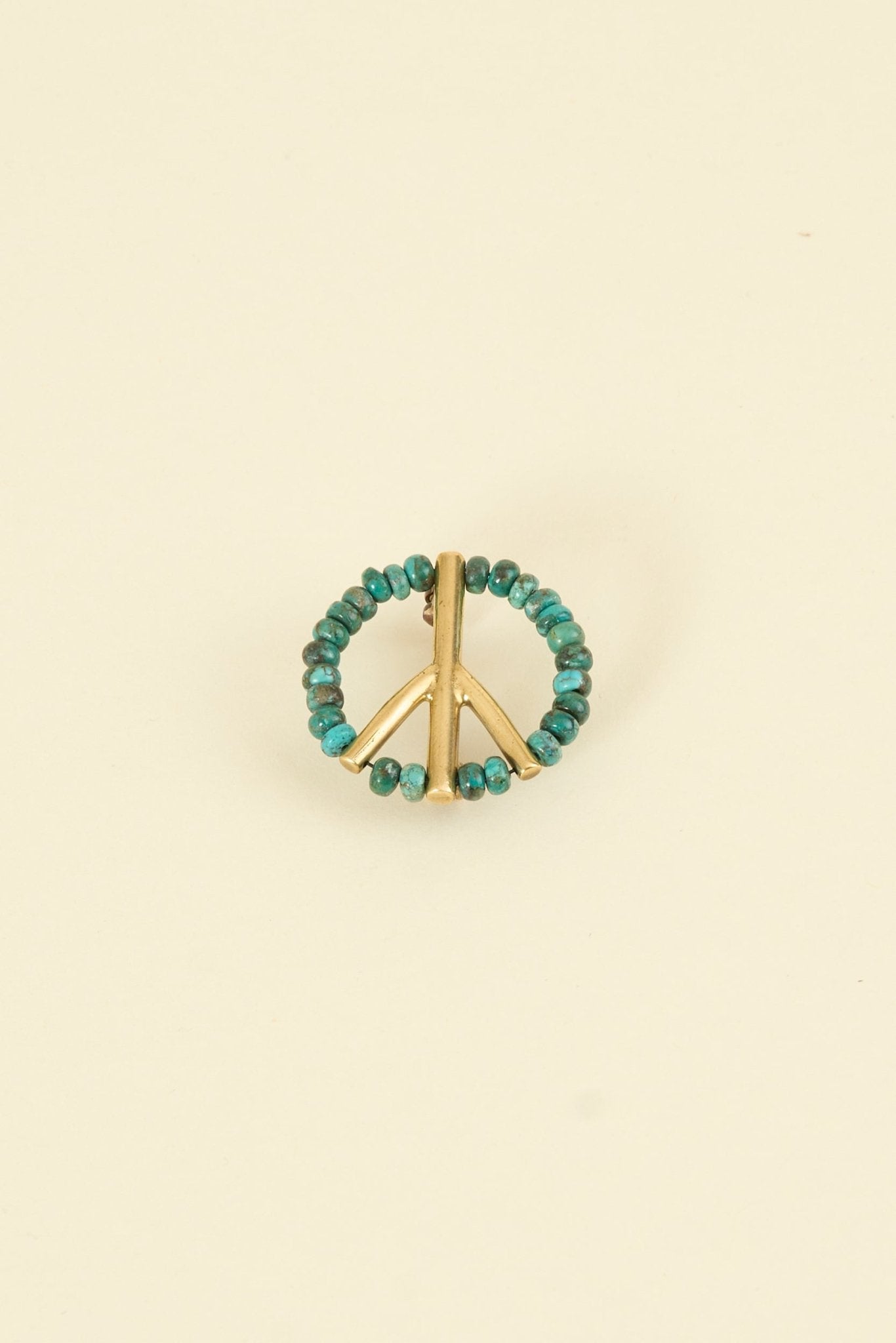 SunKu Peace Pin - Turquoise / Gold – URAHARA